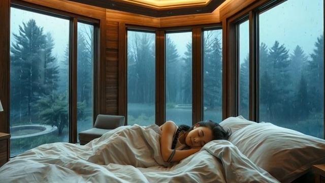 Спокойная , расслабляющая фоновая музыка для сна,отдыха, учебы и медитаций. Шум и звуки дождя