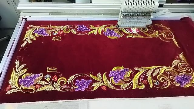 Плащаница Спасителя для храма на заказ. Качественная церковная вышивка. Дизайн машинной вышивки.