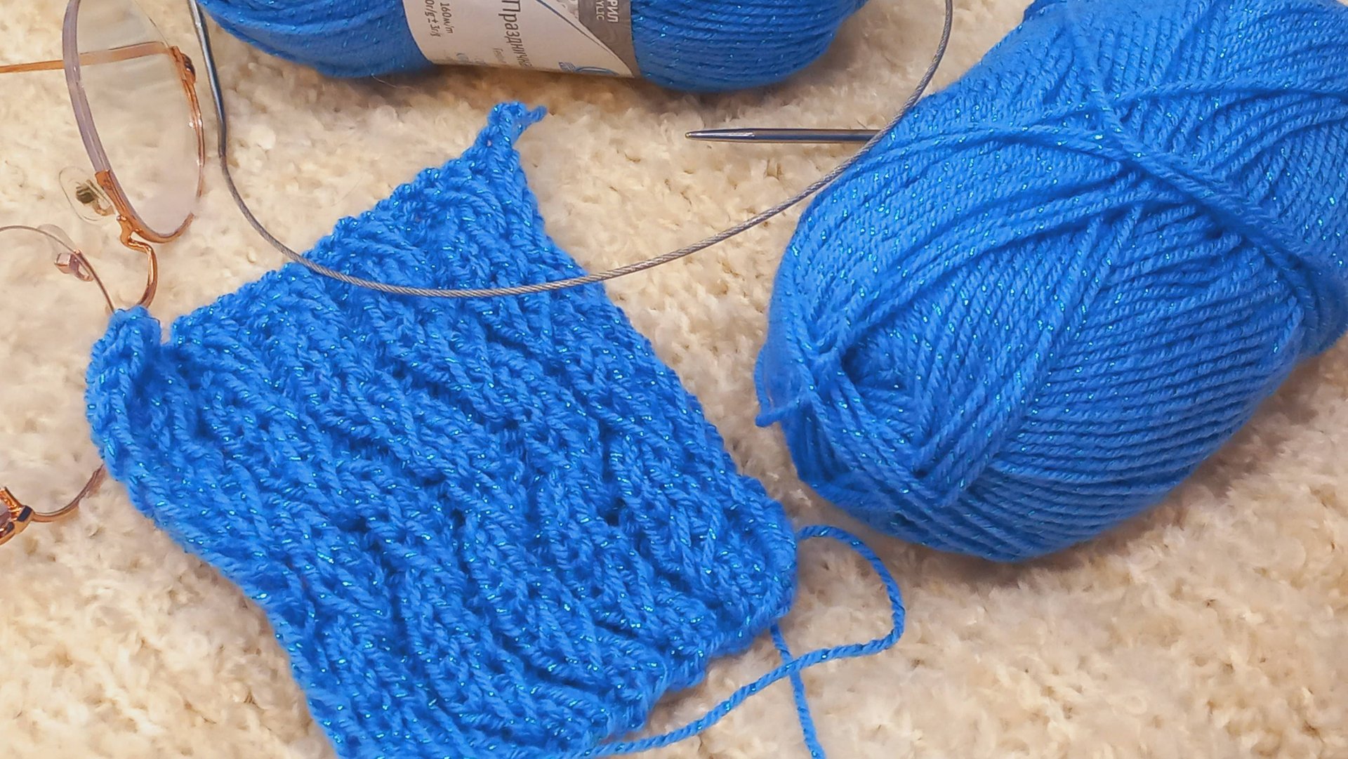 Мастер-класс простого узора спицами для кардигана, джемпера, пуловера