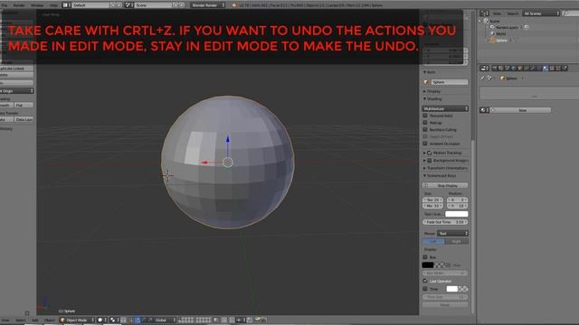 Blender: PART3 Selection Tools And Add Remove Elements