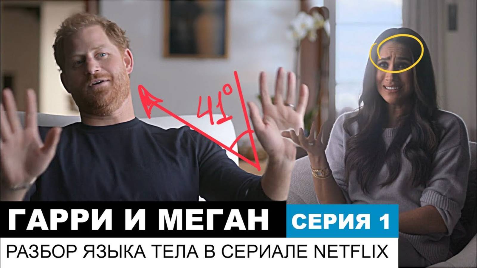 Гарри и Меган, серия 1/6. Разбор сериала Netflix