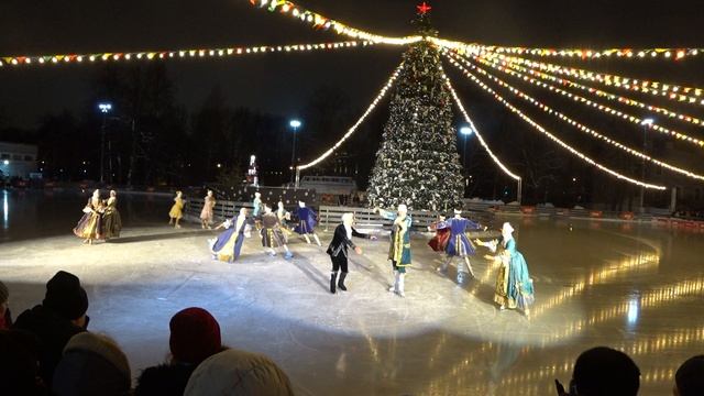 Балет "Щелкунччик" на льду в Центральном парке культуры и отдыха Санкт-Петербурга || Январь 2025