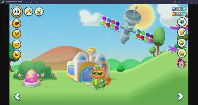 КОТИК БУБУ.Бубу ПРИШЕЛ В ГОСТИ.Мультик игра Bubbu про котят  на TV Мяу