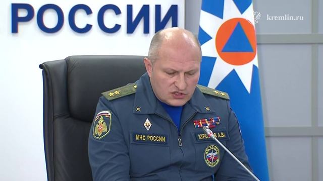 Владимир Путин о ликвидации последствий крушения танкеров в Чёрном море