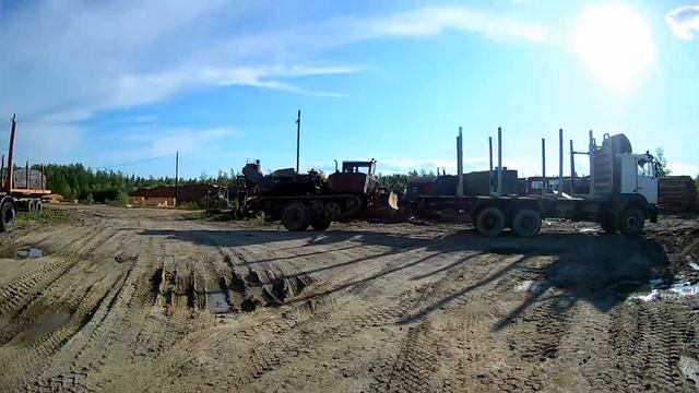 Приспособление для транспортировки ТДТ-55  уже в работе.