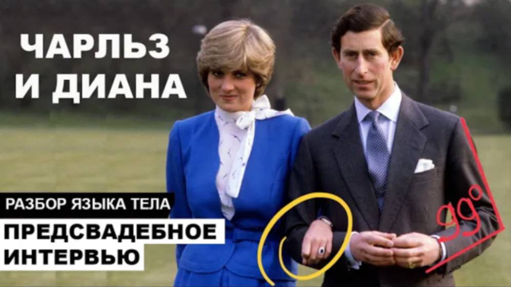Чарльз и Диана. Предсвадебное интервью. Разбор языка тела. Whatever LOVE means…