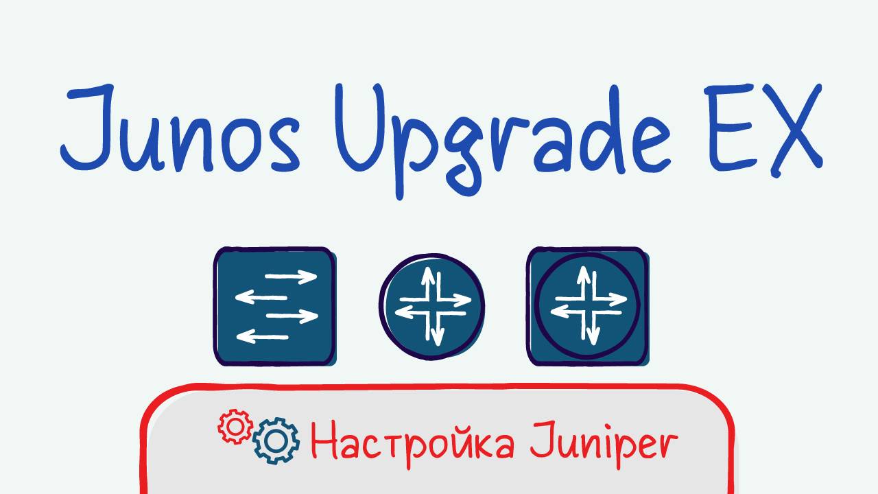 Juniper 03 Обновление Junos на коммутаторах серии EX (аналогично на SRX, MX).