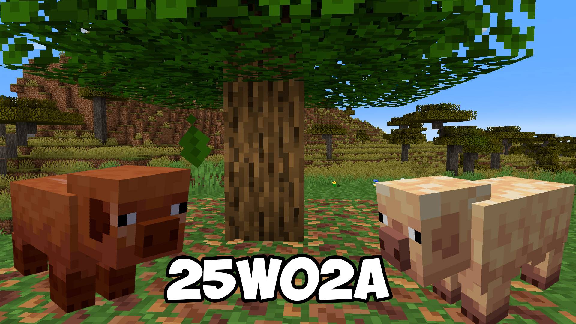 НОВЫЙ ВИД СВИНЕЙ и ПАДАЮЩИЕ ЛИСТЬЯ | Обзор на Снапшот 25w02a