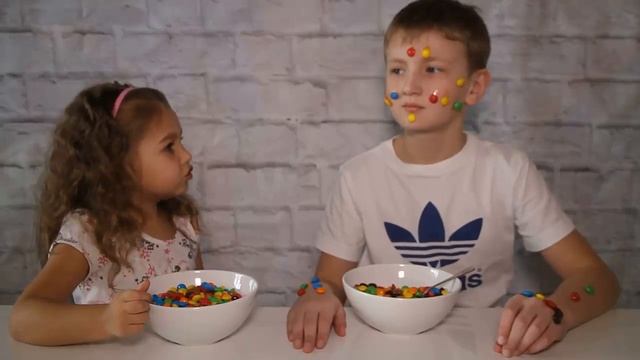 Детки в ШОКОЛАДЕ! LOTS OF CANDY CHALLENGE CHOCOLATE FACE