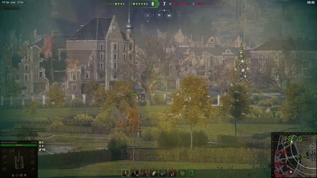 Мир танков. Руинберг. Бой на СУ-100.