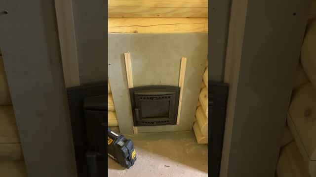 Монтаж банной печи Атмосфера - М . ( таймлапс)