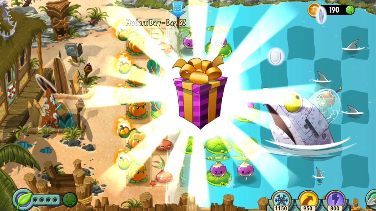 День 33 Современный День (Modern Day) —  Plants vs. Zombies 2