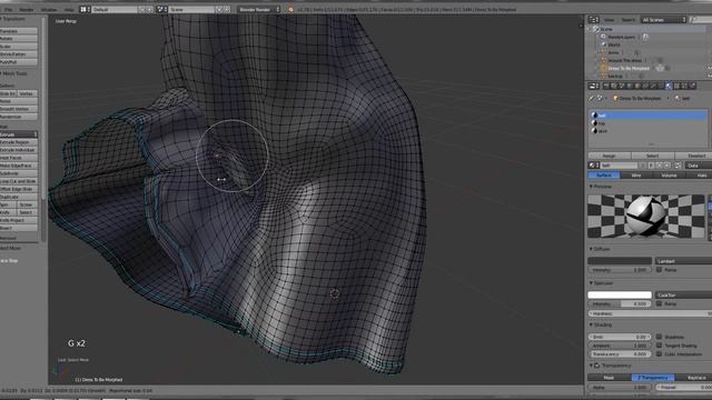 Blender: PART8 Morphing or modifying an outfit