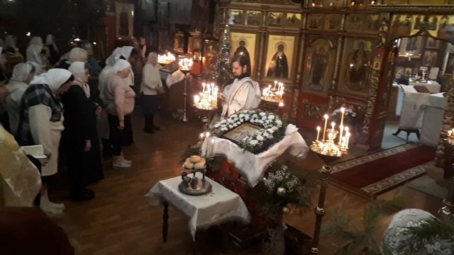 6 января 2025г. всенощное бдение Рождества Христова лития