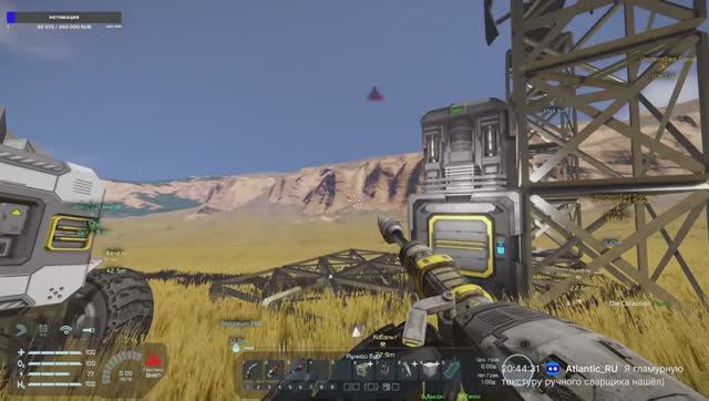 Space Engineers S1 Ep#3 - сервак помер а в месте с ним и сейвы =(( играем с начала