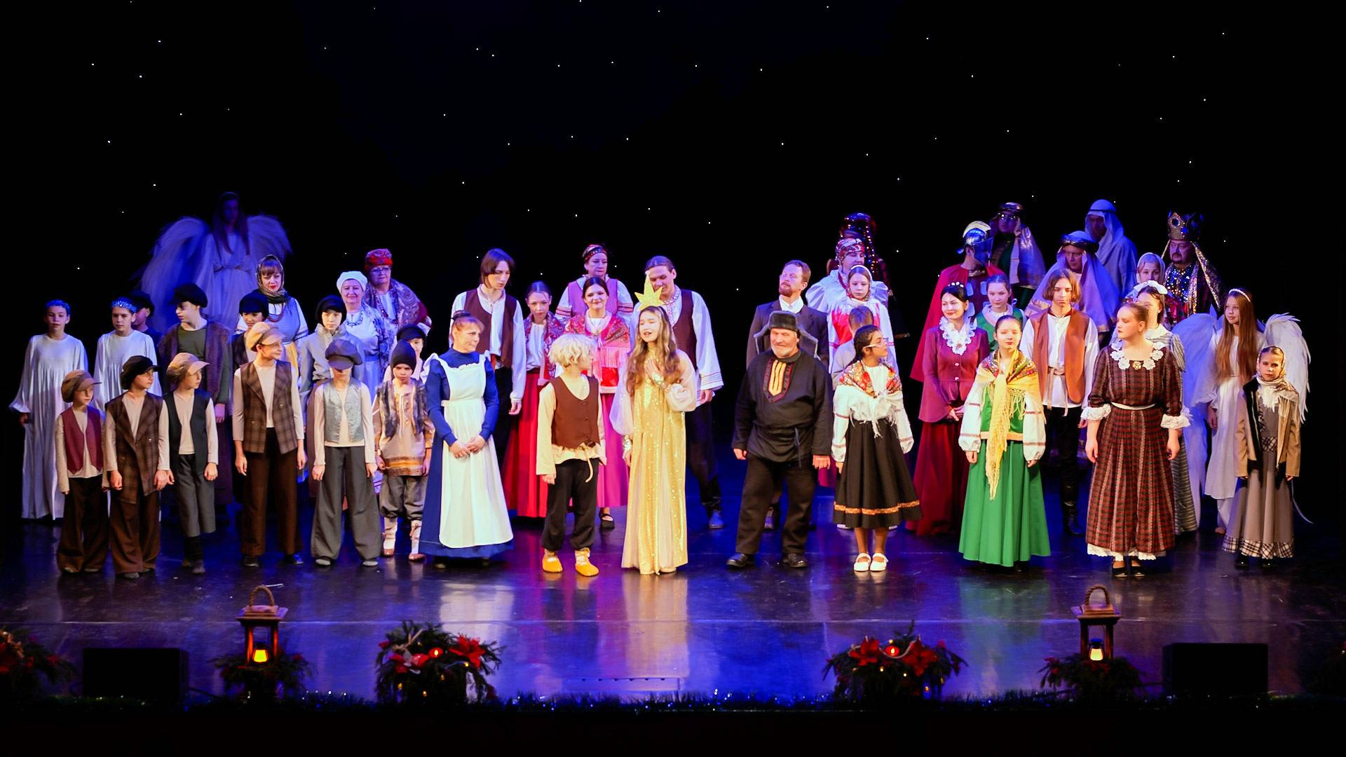 Спектакль "Рождественское чудо" в ДК "Дружба" г. Чехов.