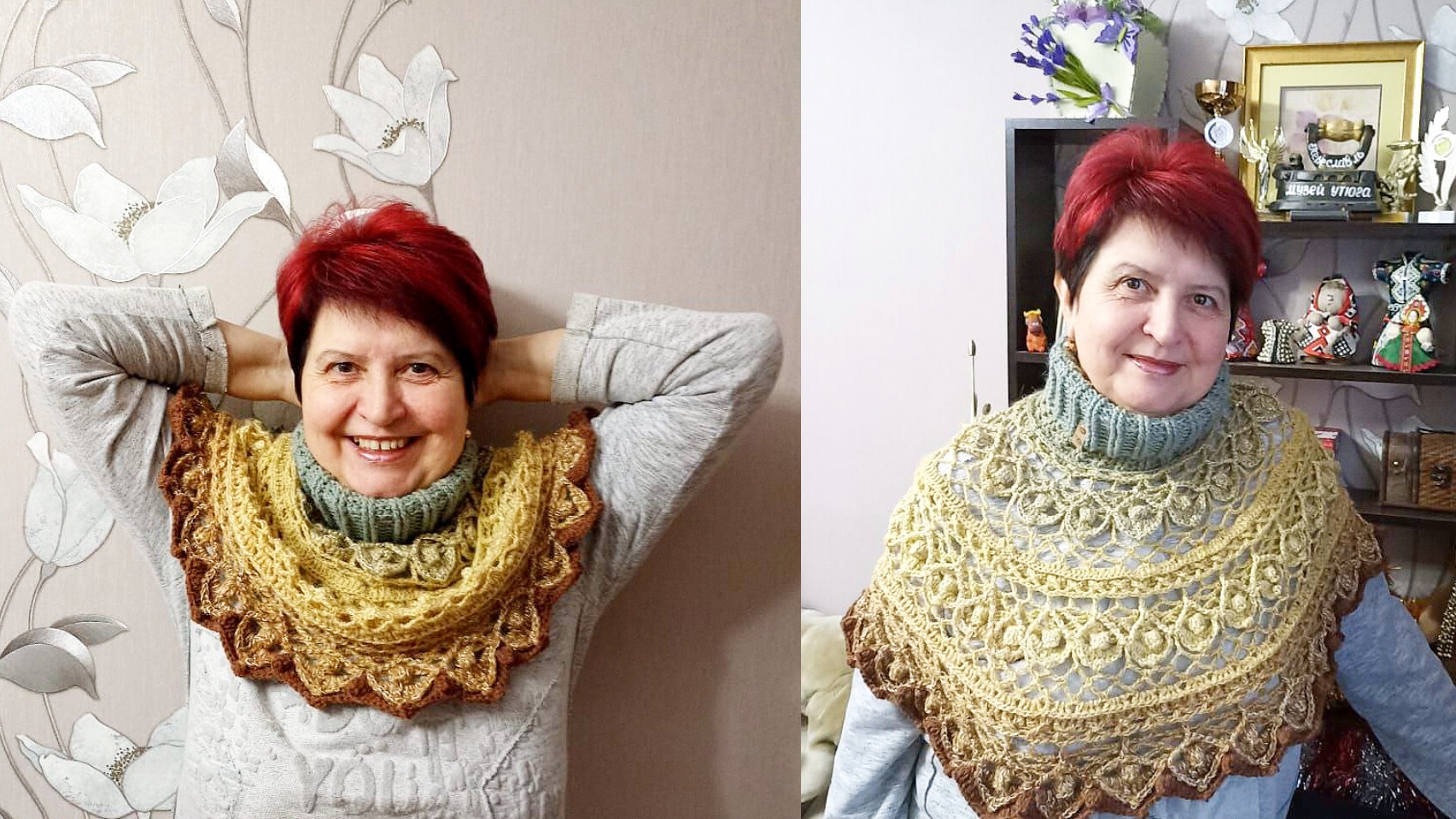 3. Вязание крючком. Хомут, свитер, манишка, перелина, снуд. Схемы вяания. Крючок. Вязание.mp4