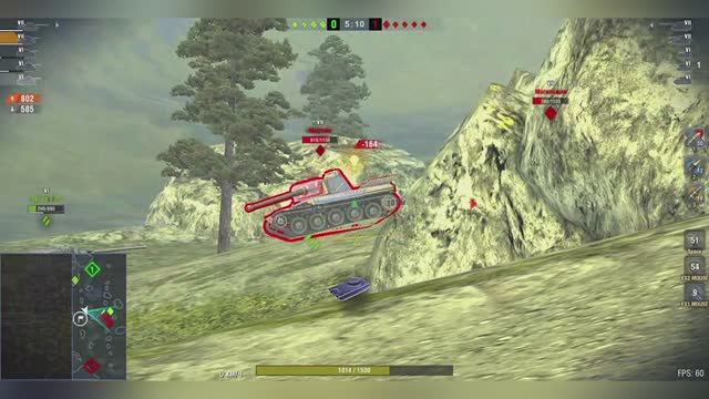 Уничтожитель.Режим"Столкновение".World of Tanks Blitz.