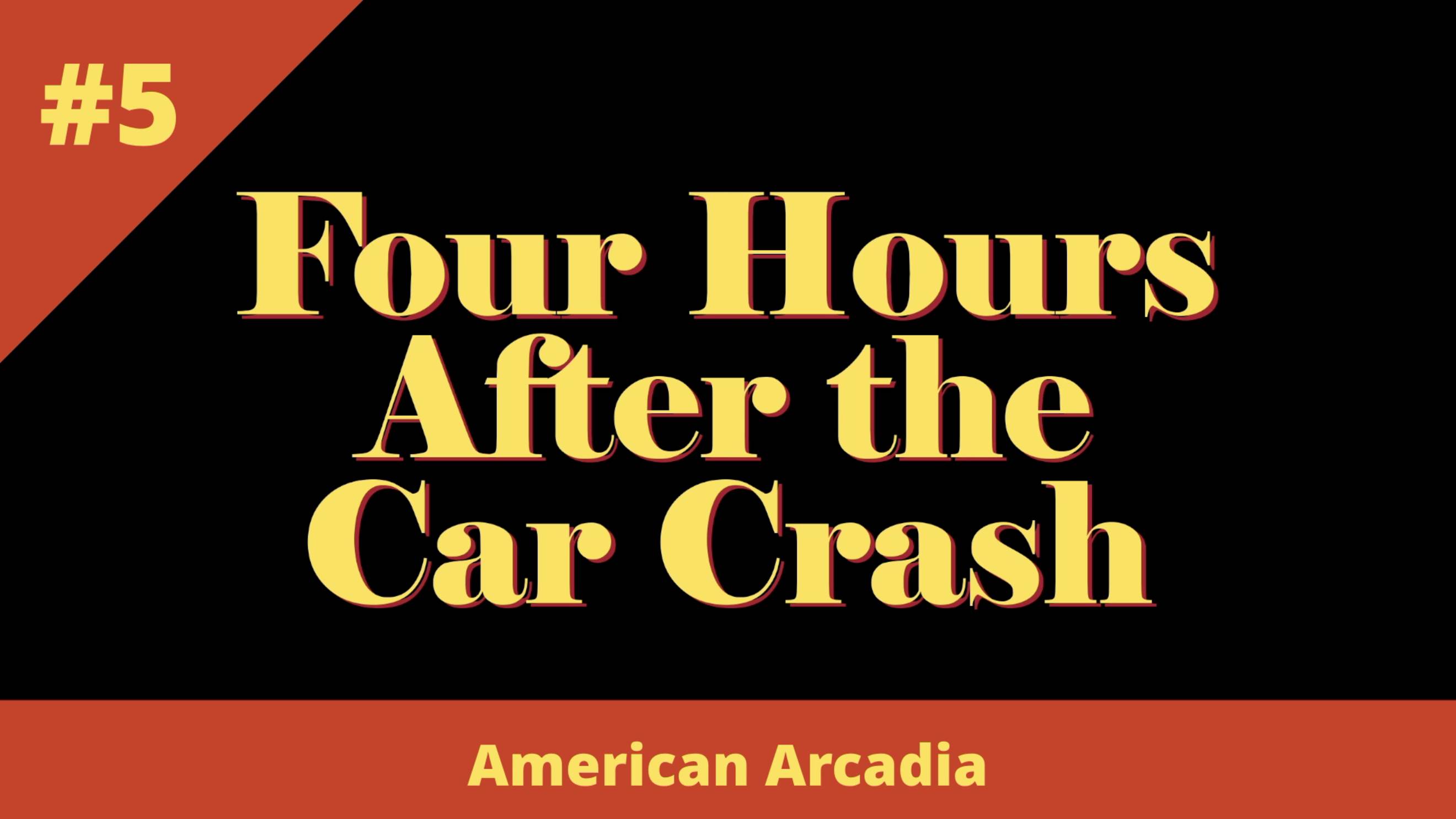 American Arcadia - 5 - Глава 5. Через четыре часа после аварии