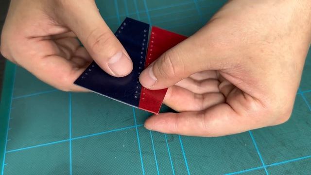 【型紙】　ハギレで作るつぎはぎパスケース　ASMR