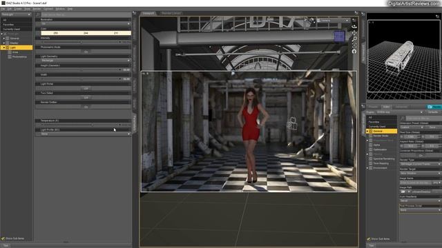 Daz 3D: HDR Rendering In DS Iray_Video6