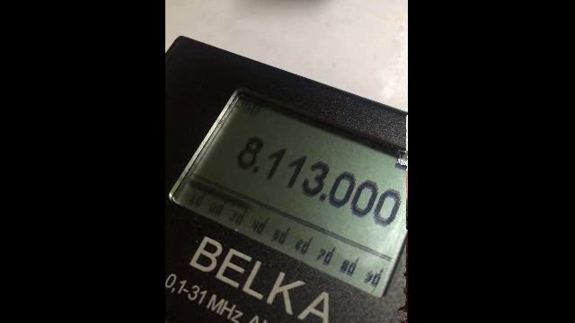 8113 kHz VMW Marine Weather Forecasts Service (Wiluna, WA, AUS) 09.01.2025