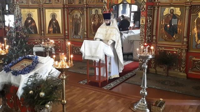 6 января  2024г. Рождественский сочельник, проповедь иерея Игоря Шананина