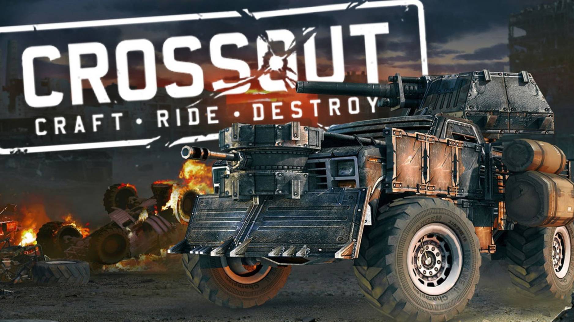 битвы в CROSSOUT - шутер на колёсах.