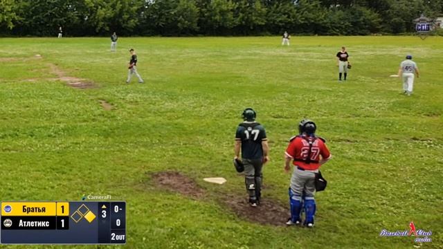 Бейсбол. Братья VS Атлетикс. Запись трансляции Лиги СПБ. 21.07.2024