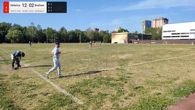 Бейсбол.  Athletics vs. Brothers | Лига СПБ 2023. Игра 7