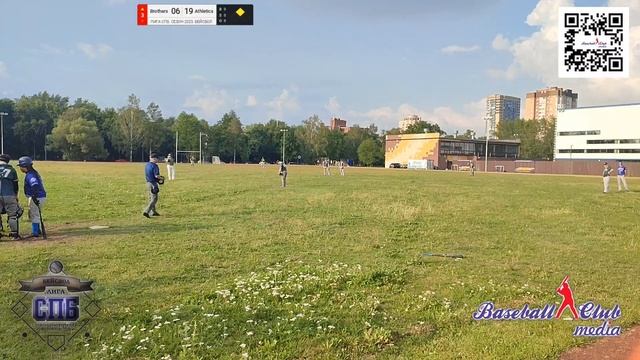 Бейсбол.  Brothers vs. Athletics | Лига СПБ 2023. Игра 10