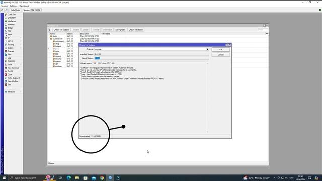 22. How to Upgrade MikroTik RouterOS V6 to V7 via Winbox(2024)