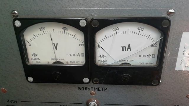 Часы на радиолампах, проверка счётчика/Radio tube clock, meter check/№2