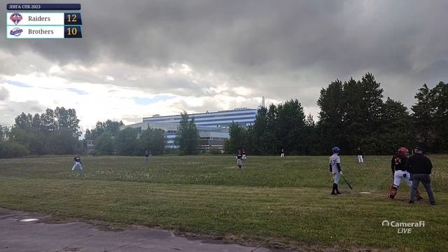 Бейсбол. Raiders vs Brothers. Лига СПБ 2023. Игра 3