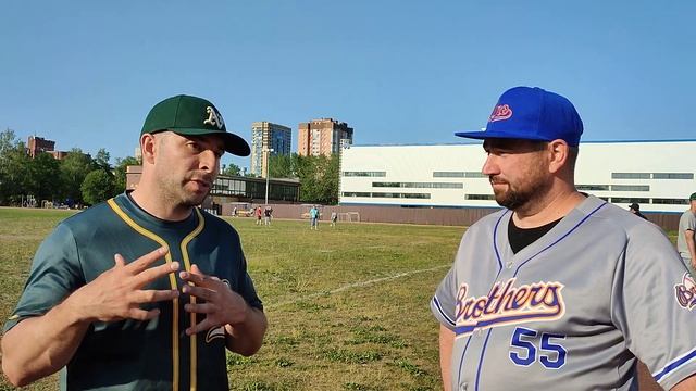 Бейсбол. Послематчевое интервью. Магомед Курбанов (Athletics)