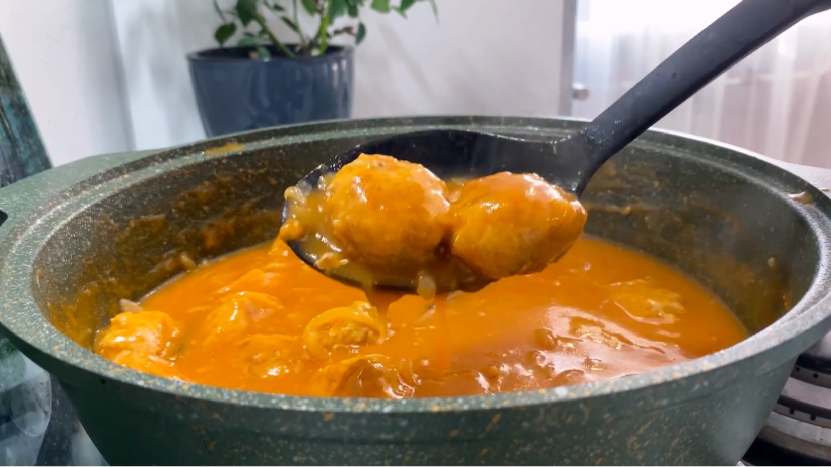 Тефтели необычные 👆 вместо риса картошка!