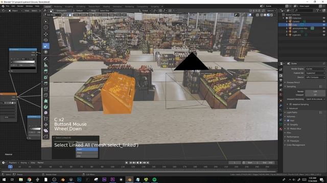 Creating Grocery Store_Rando-Building with F-Spy