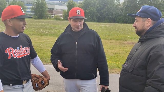 Бейсбол. Послематчевое интервью Raiders. Нельсон Брито. Лига СПБ 2023 г.