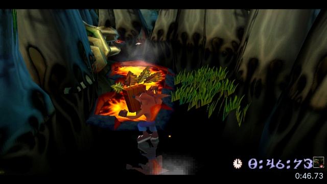 Crash Bandicoot: Warped | Платина - Бег на время | Bone Yard