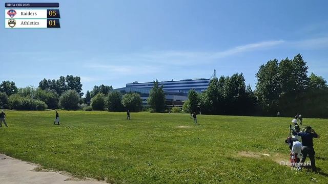 Бейсбол. Raiders vs Athletics. Лига СПБ 2023. Игра 2
