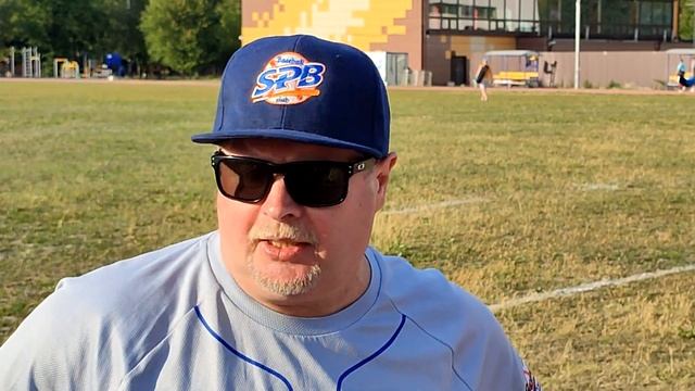 Бейсбол. Послематчевое интервью Brothers. Чаплыгин Вадим Николаевич | Лига СПБ