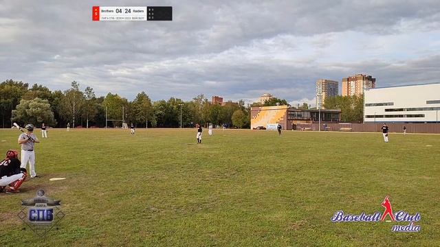 Бейсбол. Brothers vs. Raiders Лига СПБ 2023. Игра 6. ч.2 (перенесённый матч от 02.07.23)