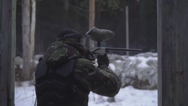 Пейнтбол, полоса препятствий