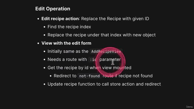 113 Exercise 7 - Edit Form