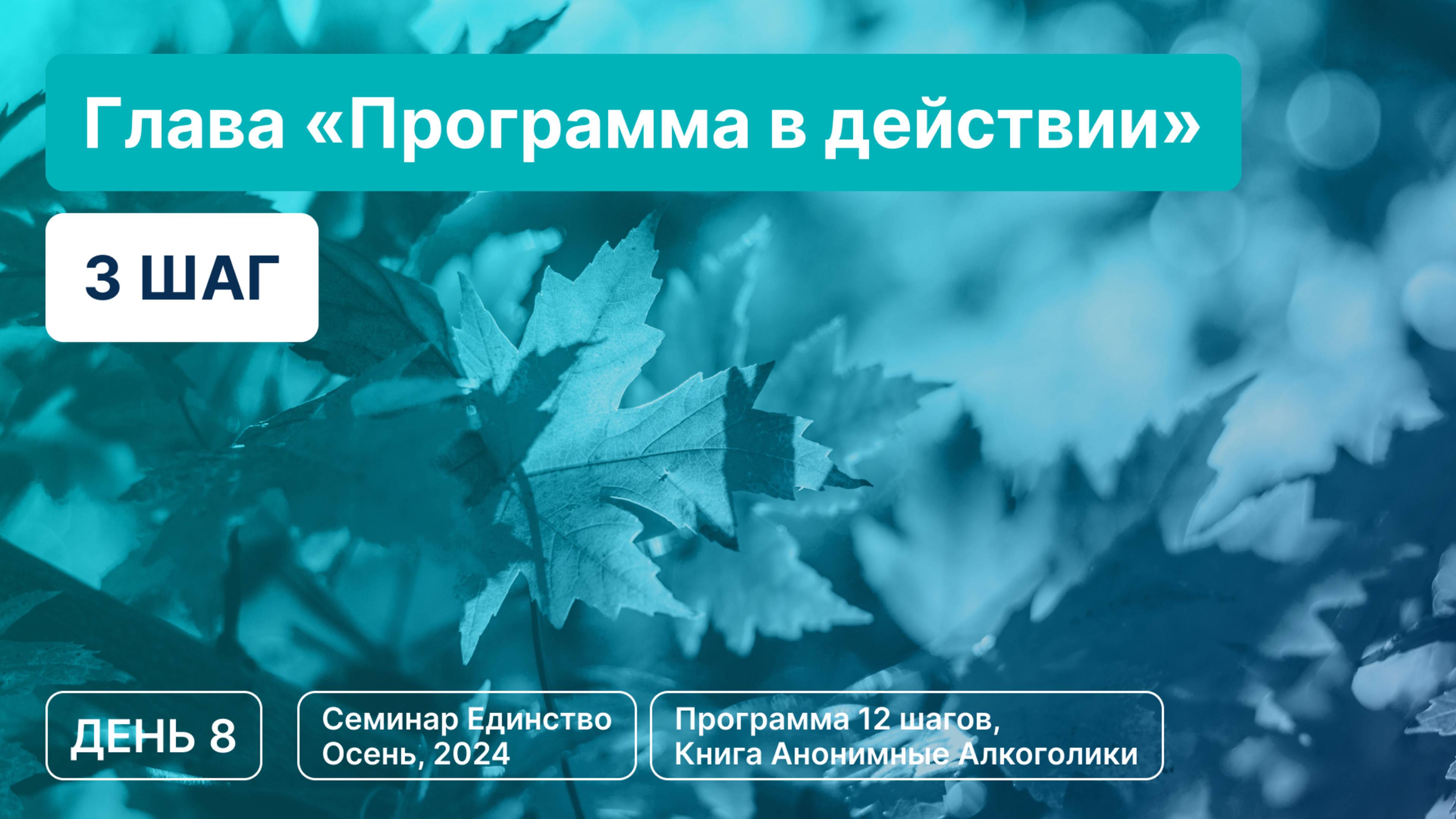 День 8 - Глава «Программа в действии» (3 шаг)