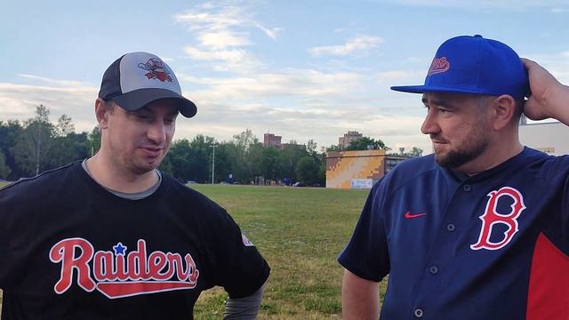 Бейсбол. Послематчевое интервью. Сергей Гусев (Raiders)