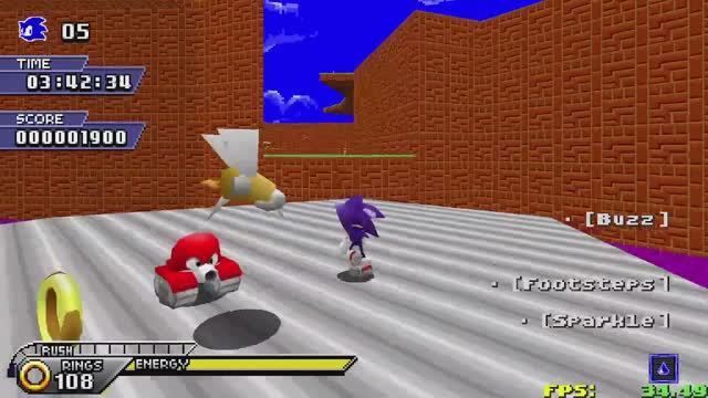 Прохожу Final Demo Zone, 1 часть (Sonic Robo Blast 2).