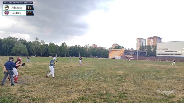 Бейсбол.  Athletics vs Raiders. Лига СПБ 2023. Игра 5