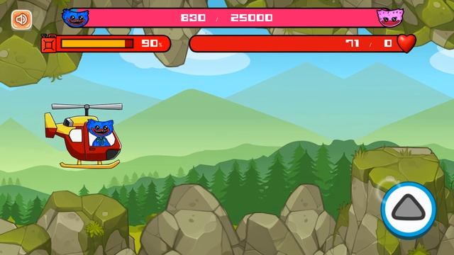 Игра "Хагги Вагги на вертолётике"