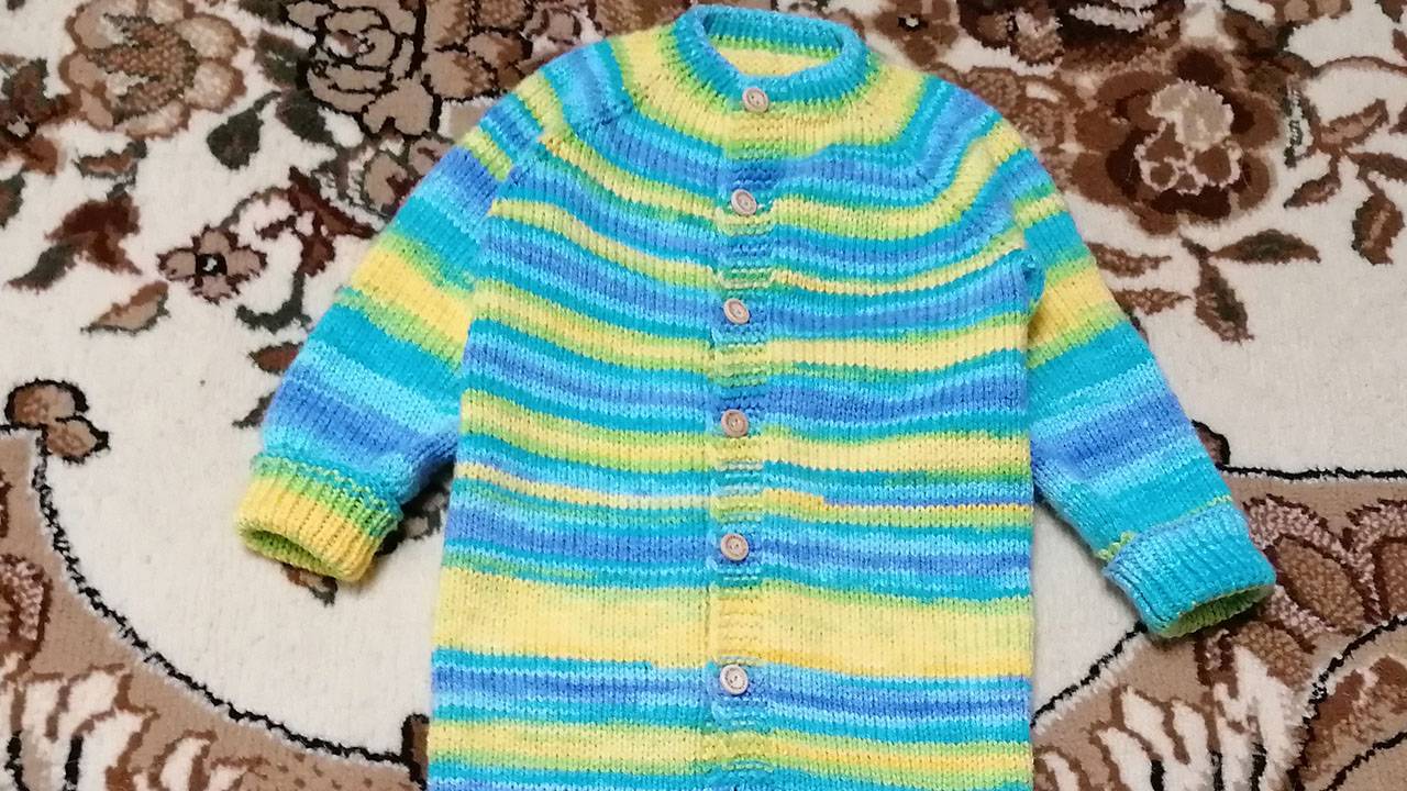 Комбинезончик на малыша на рост 80 - 86 см. //Подробный МК.